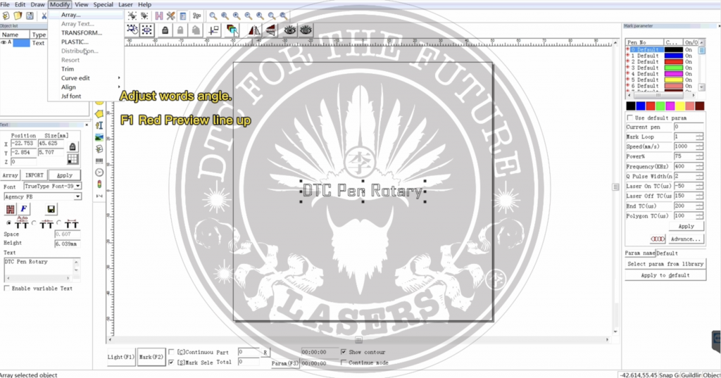 Ezcad Tutorial - DTC